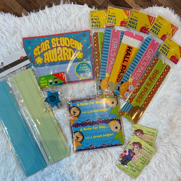 Target | Office | 43 Classroom Teacher Awards Hall Passes Bulletin ...